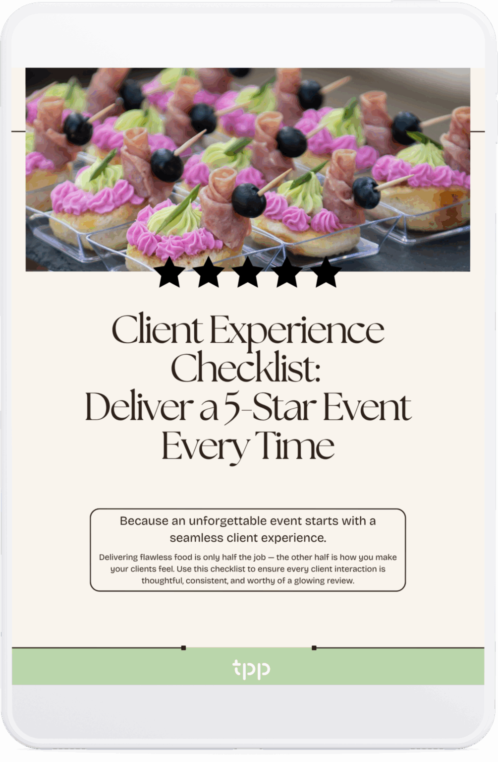 Client Experience Checklist: Deliver a 5-Star Event Every Time